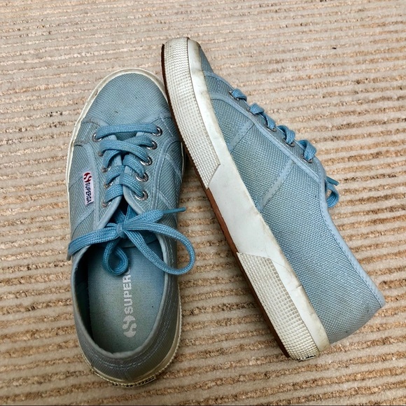 Superga | Shoes | Rare Powder Blue Supergas | Poshmark